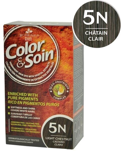Color & Soin Vopsea de par chatain clair 5N (Vopsea de par) - Preturi