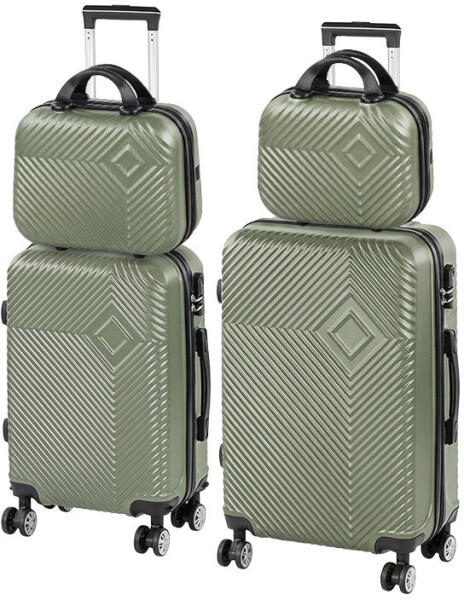 Vásárlás: Leziter TraveLux Pro XXII gurulós bőrönd szett olajzöld ...