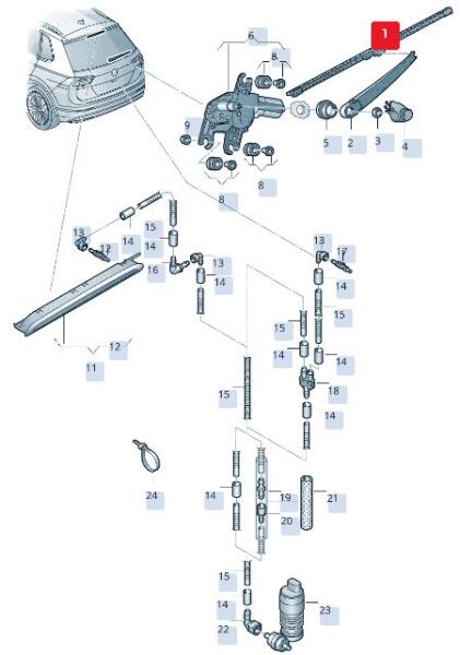 Volkswagen 565955425 (Stergatoare parbriz) - Preturi