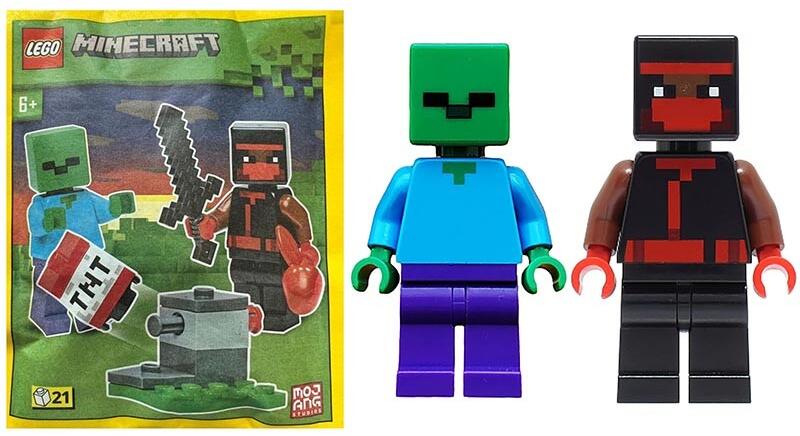 Vásárlás: LEGO® Minecraft 662304 Ninja, Zombi és TNT Launcher paper bag ...