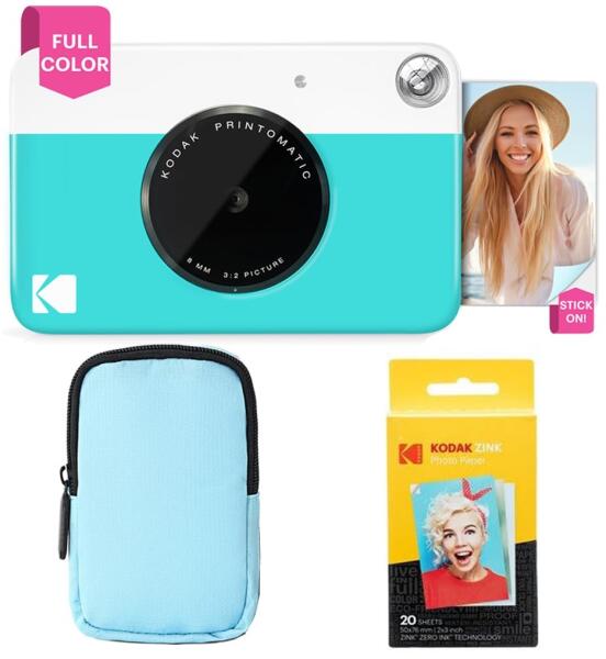 Kodak Printomatic Blue 2x3 ZERO Ink (AMZRODOMATICK1BLB) Aparat foto ...