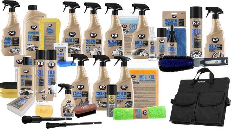 K2 Mega Kit Complet Detailing Auto K2 , Interior, Exterior si Motor ...