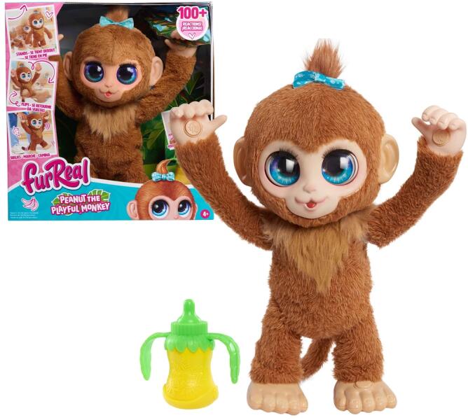 Vásárlás: Just Play FurReal - Peanut sétáló majom hanggal és mozgással ...