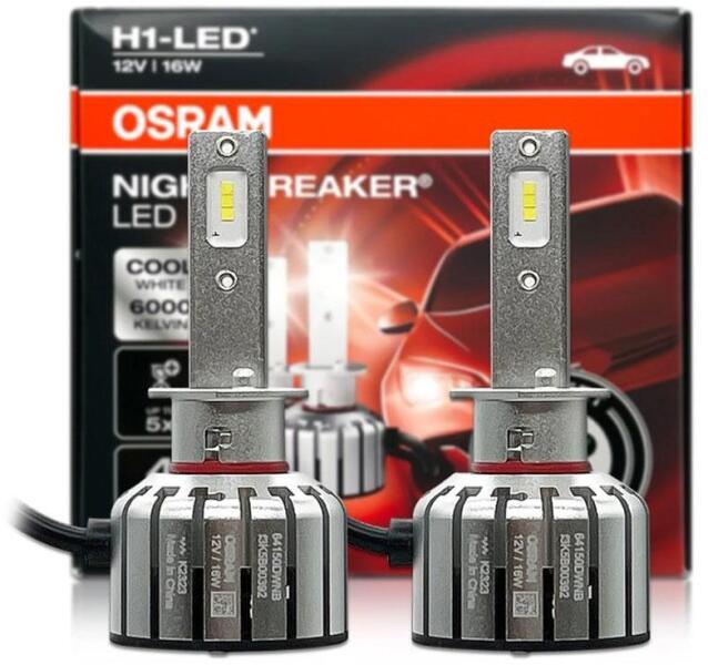OSRAM Set 2 Becuri Night Breaker Led H1 Omologare Rar Osram (121372 ...