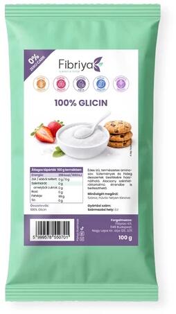 Vásárlás: Fibriya Glicin 100g Édesítőszer árak összehasonlítása, Glicin ...