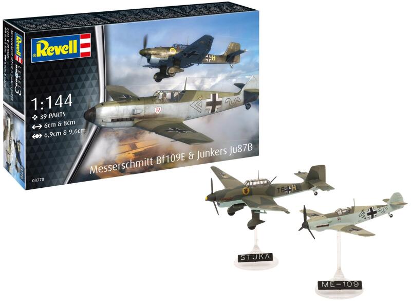 Revell Aeromodel Messerschmitt Bf109e Si Junkers Ju87b Stuka - Revell ...