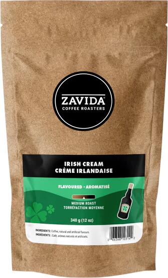 Zavida Coffee Roasters Irish Cream cafea boabe cu aroma de crema de ...