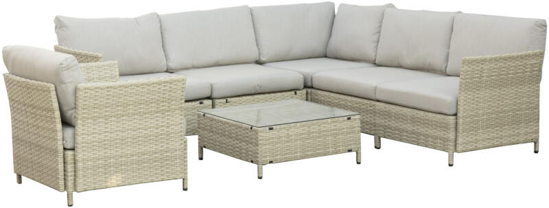 Vásárlás: Outsunny Set mobilier de grădină modular din ratan PE, 7 ...