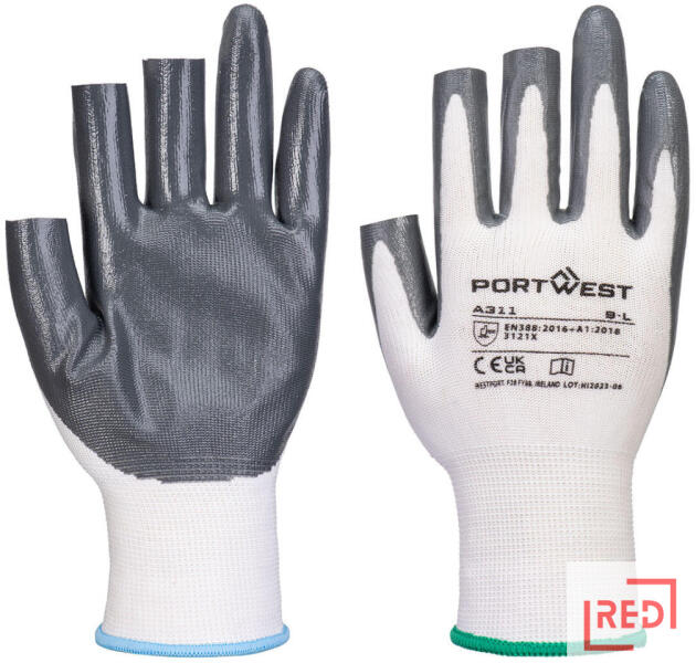 Vásárlás: Portwest Grip 13 ujjatlan nitril kesztyű (12 pár) (A311W7RM ...