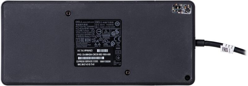 Dell WD19S-180W USB 3.2 Gen 2 (3.1 Gen 2) Type-C kábel, fekete ...