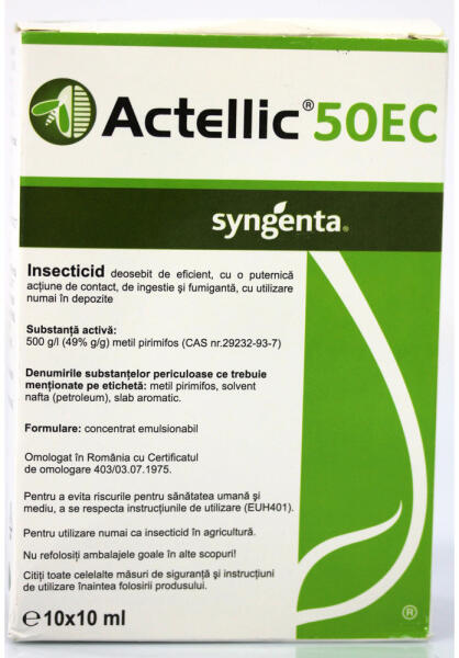 Syngenta Actellic 50EC 10 ml, insecticid (cartof, flori, furaje ...