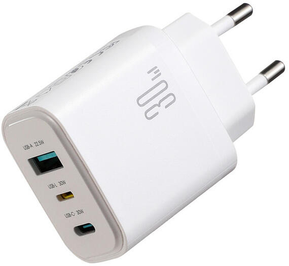 Vásárlás: JOYROOM JR-TG6 GaN Hálózati Töltő 30W - Fehér (JR-TG6 ...