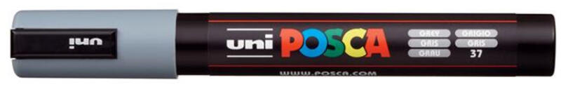 Vásárlás: uni Dekormarker, 1, 8-2, 5 mm, UNI "Posca PC-5M", szürke (PC ...