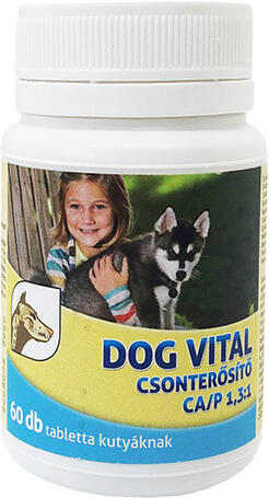 Dog Vital tablete pentru întărirea oaselor Ca/P 1, 3: 1 60 buc ...