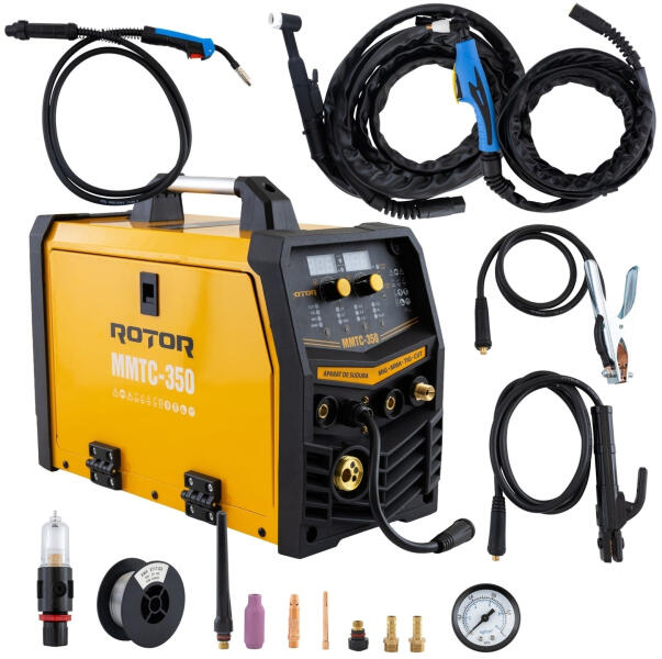ROTOR Aparat Sudura ROTOR MMTC-350 4 in 1 MIG, MMA, TIG si CUT Plasma ...