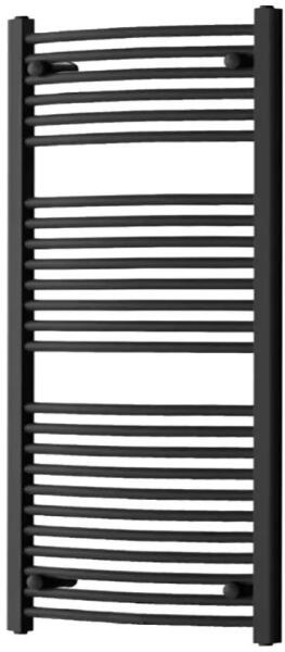 Vásárlás: Íves törölközőszárító radiátor 1200x600 mm fekete - pepita ...