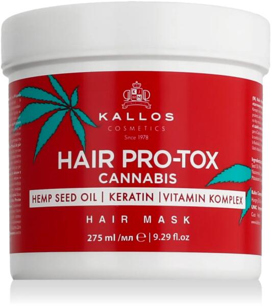 Vásárlás: Kallos Hair Pro-Tox Cannabis Hajpakolás nőknek 275 ml opció ...