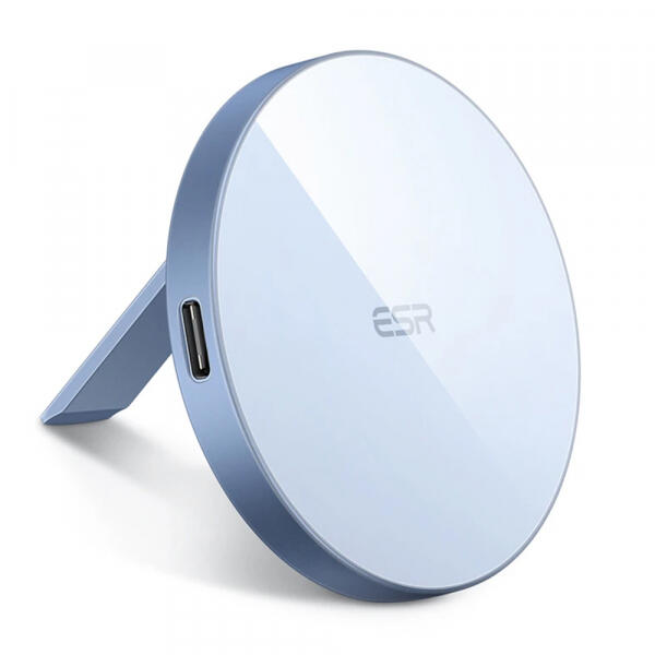 ESR Incarcator Retea Wireless ESR HaloLock, 15W, 1.67A, Albastru ...