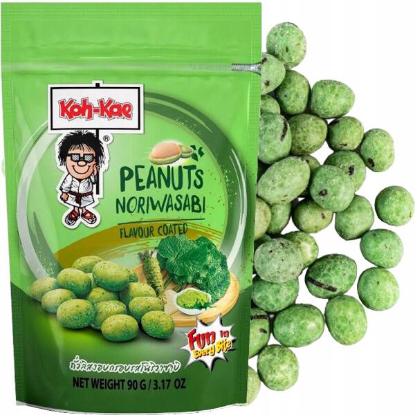 Vásárlás: Nori Wasabi földimogyoró Thai Snack Mogyoró Snack 180g Koh ...