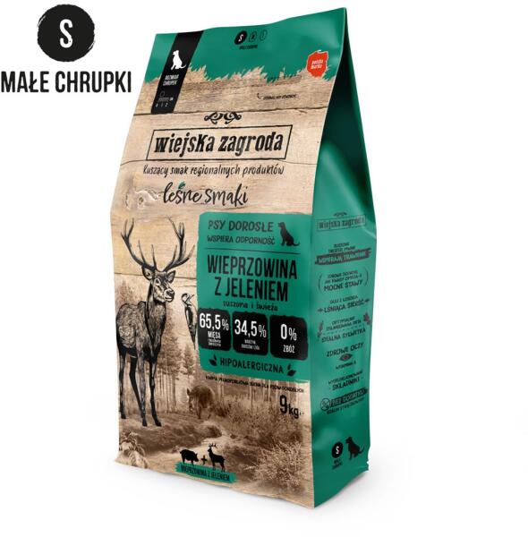 Wiejska Zagroda Forest Flavors Pork with Venison Crunchy S - dry food ...