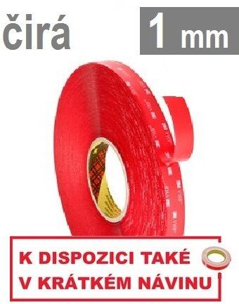 3M VHB 4910-F, tl. 1 mm, transparentní oboustranně velmi silně lepicí ...