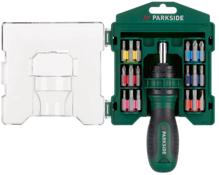 Vásárlás: Parkside ® PSRB 31 A1 Racsnis csavarhúzó bitkészlettel ...