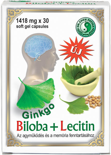 Vásárlás: Dr. Chen Patika Ginkgo biloba + lecitin kapszula 30 db ...
