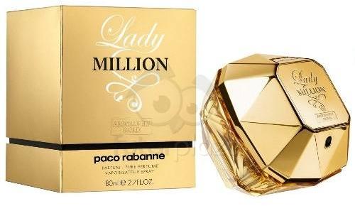 Paco Rabanne Lady Million Absolutely Gold EDP 80 ml Tester parfüm ...