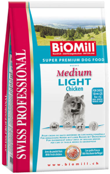 Biomill Swiss Professional Medium Light 12 kg (Hrana pentru caini) - Preturi