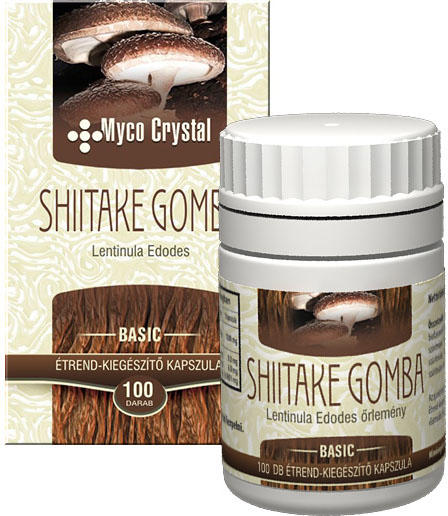 Vásárlás: Myco Crystal Shiitake gomba kapszula 100 db ...