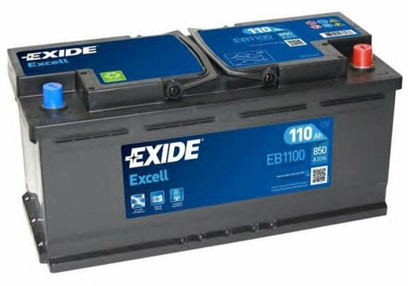 Exide Excell 12V 110Ah EN 850 (EB1100) (Acumulator auto) - Preturi