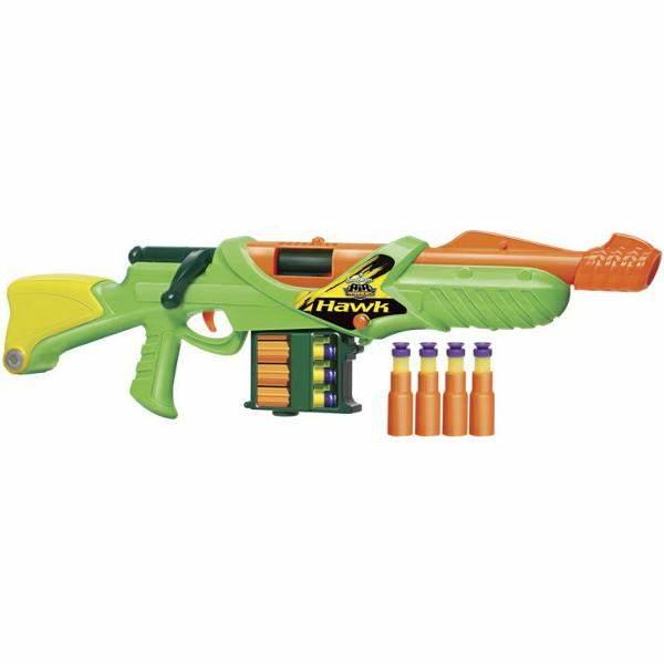 Buzz Bee Toys Pusca Automata Cu Proiectile Din Spuma Hawk (68803) (Arme ...