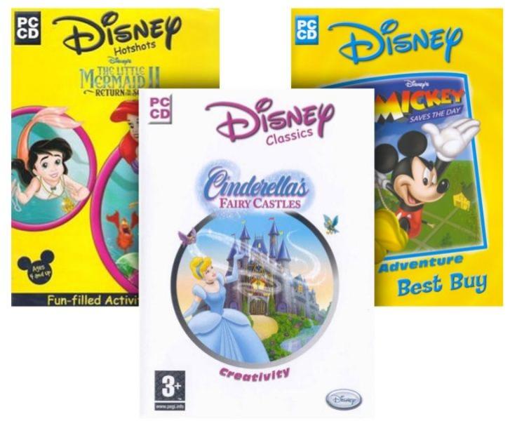 Disney Interactive Cinderella's Fairy Castles + The Little Mermaid II ...