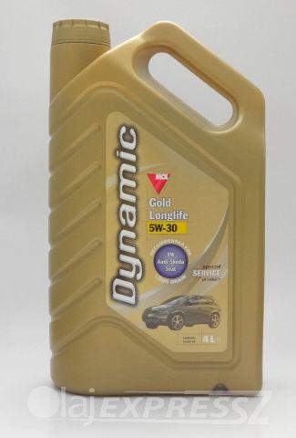 Vásárlás: MOL Dynamic Gold Longlife 5W-30 4 l Motorolaj árak ...