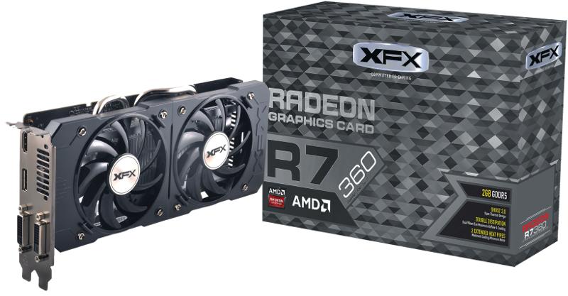 XFX Radeon R7 360 2GB GDDR5 128bit (R7-360P-2DF5) Видео карти Цени ...