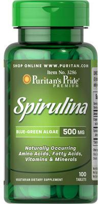 Vásárlás: Puritan's Pride Spirulina 500 mg tabletta 100 db ...