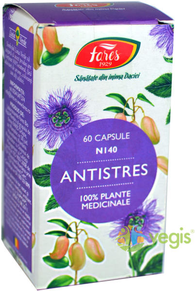 Fares Antistres 60 comprimate (Suplimente nutritive) - Preturi