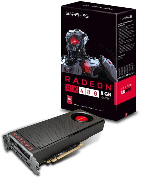 SAPPHIRE Radeon RX 480 8GB GDDR5 256bit (21260-00-20G) Placa video ...
