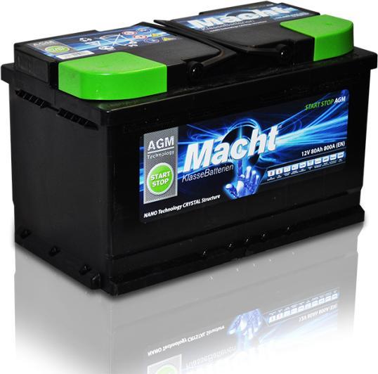 MACHT AGM 80Ah 800A (25945) (Acumulator auto) - Preturi