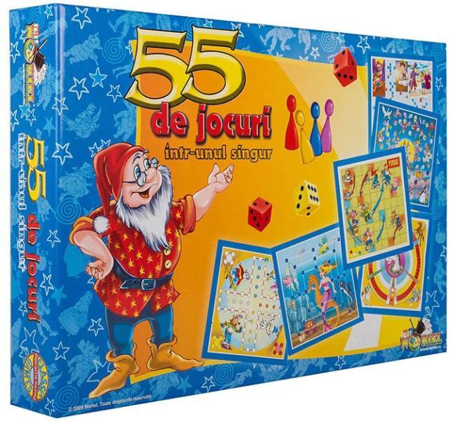 Noriel 55 de Jocuri intr-unul singur (NOR4316) (Joc de societate) - Preturi