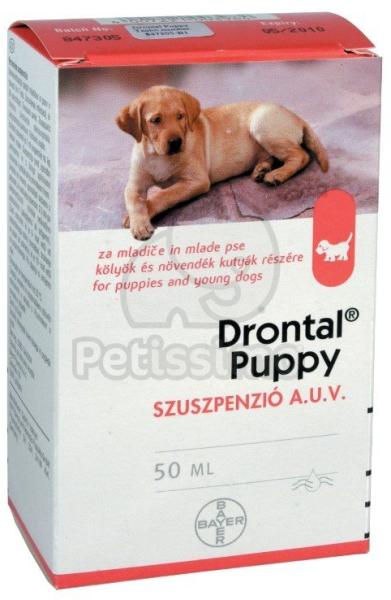 Bayer Drontal® Puppy suspensie orală 50 ml (Antiparazitari caini) - Preturi