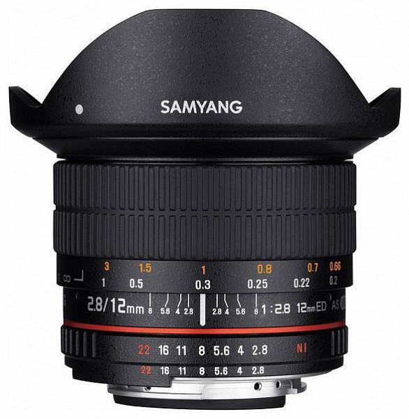 Samyang 12mm f/2.8 ED AS NCS Fish-eye (Canon M) fényképezőgép objektív vásárlás, olcsó Samyang ...