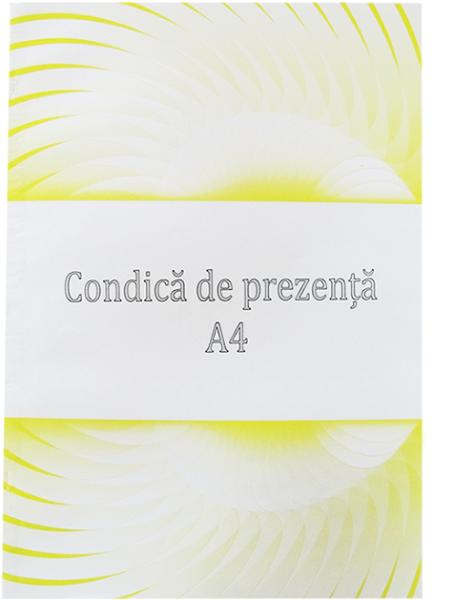 Condica de prezenta, format A4, orientare portret, 100 file (CONPR ...