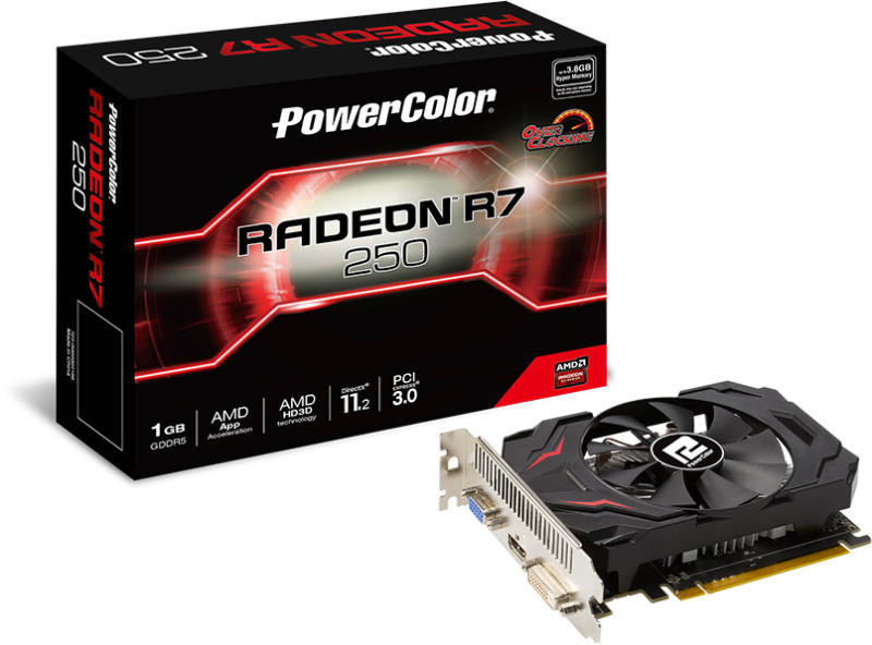 Vásárlás: PowerColor Radeon R7 250 OC 1GB GDDR5 128bit (AXR7 250 1GBD5 ...
