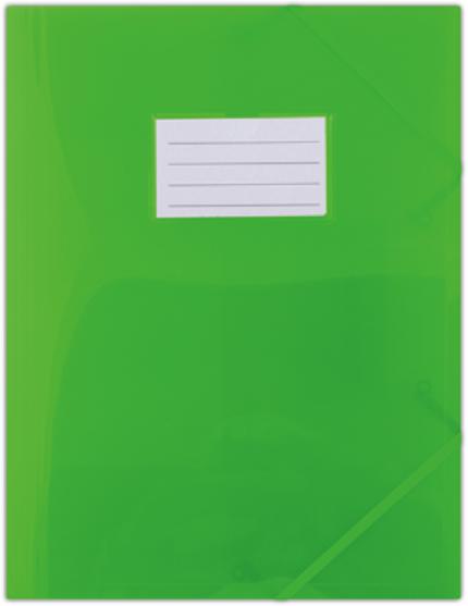 DONAU Mapa documente din plastic cu elastic eticheta verde, DONAU ...