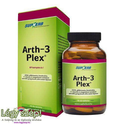 Vásárlás: Supherb Arth-3 Plex tabletta (90 db) Táplálékkiegészítő árak összehasonlítása, Arth 3 ...