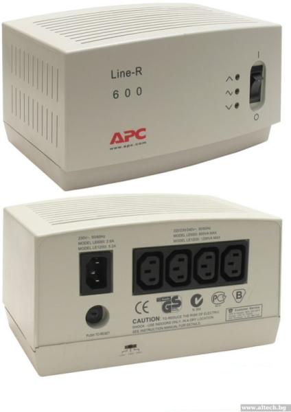 Vásárlás: APC Line-R 600VA (LE600I) Túlfeszültségvédelem árak ...