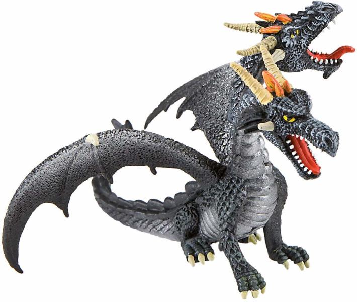 BULLYLAND Dragon Negru Cu 2 Capete (Figurina) - Preturi