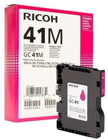 Ricoh Мастилена касета RICOH GELJET GC 41M Magenta: оферти и цени, онлайн магазини за Тонер ...