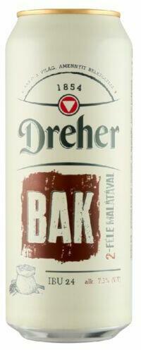 Vásárlás: Dreher Bak barna 0,5 l 7,3% - dobozos Sör árak ...